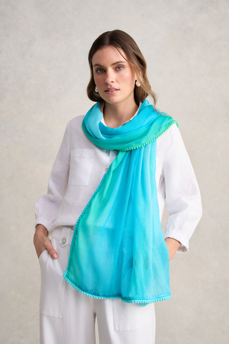 Ombre Scarf – Blue – Blue Illusion