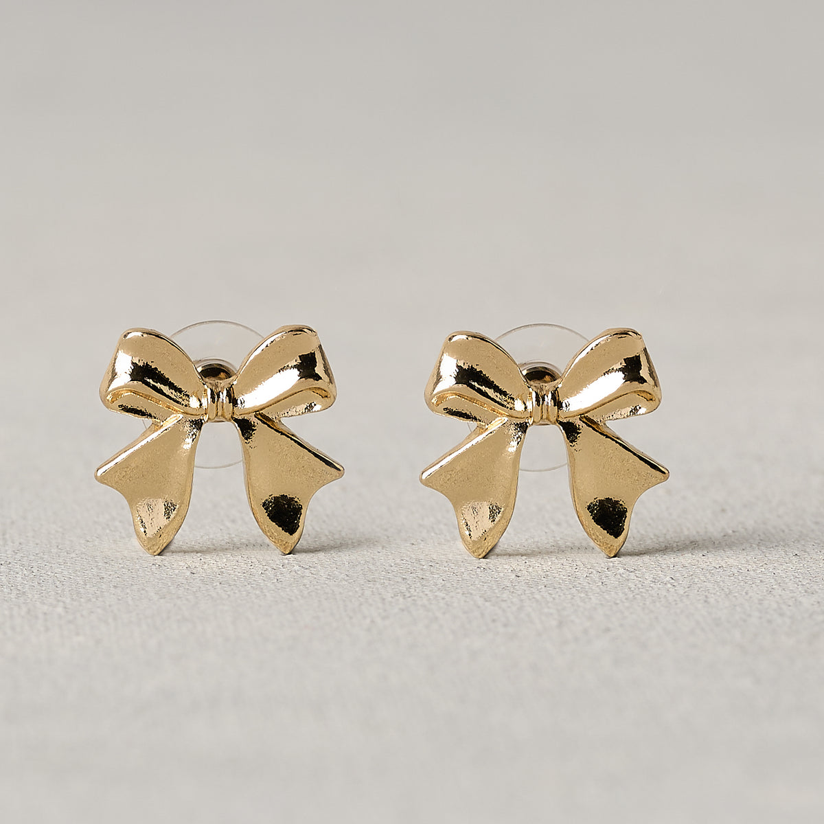 Bow Studs - Gold – Blue Illusion