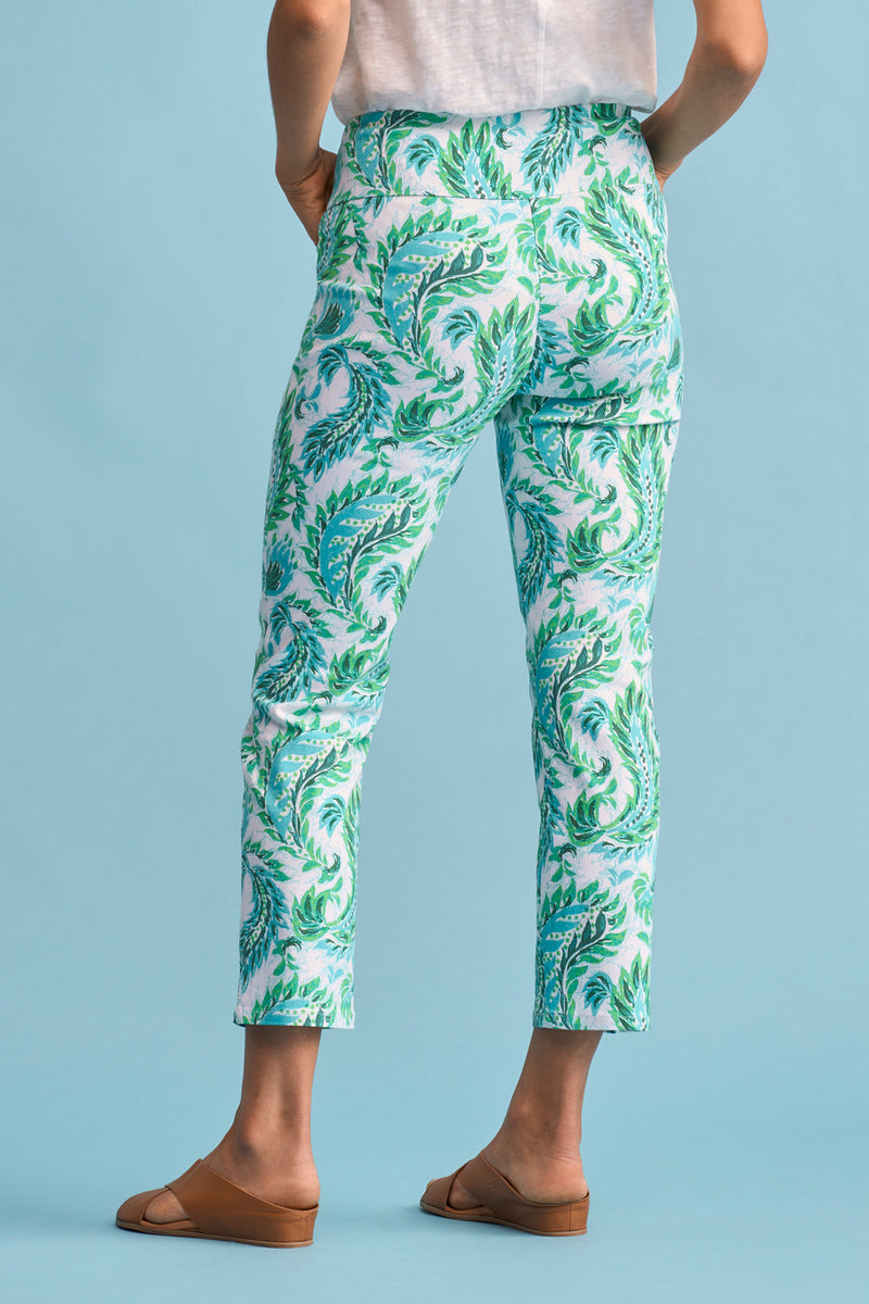 Lightweight Print Pant - Unfurling Fern – Blue Illusion