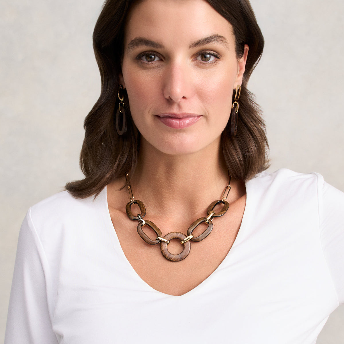 Mixed Link Necklace - Gold – Blue Illusion