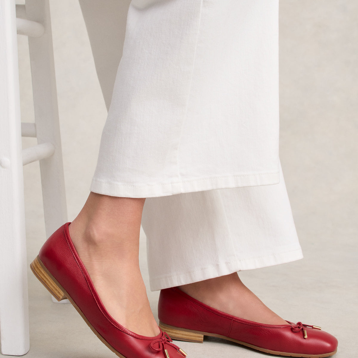 Alice Ballet Flat - Red – Blue Illusion