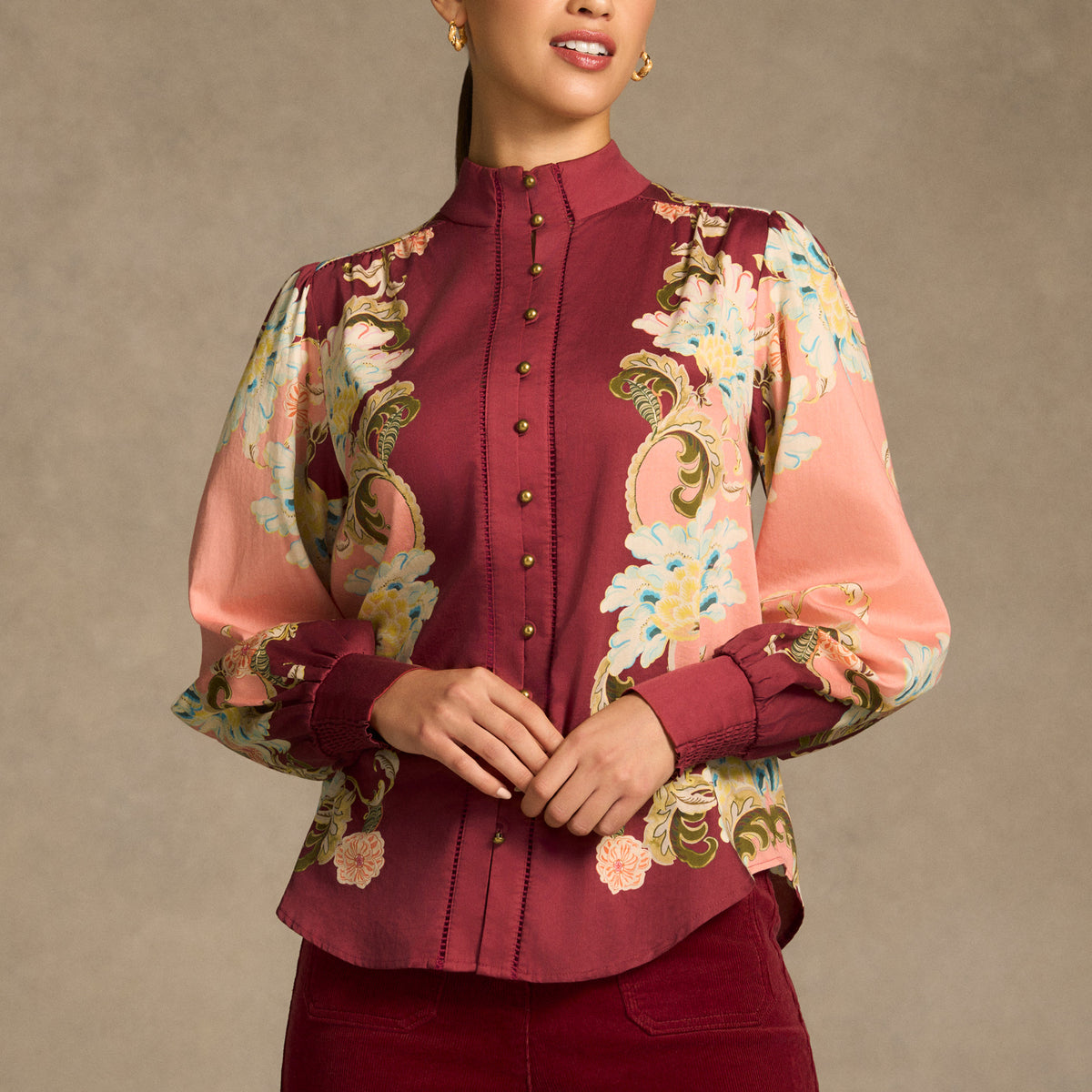 Rococo Shirt - Baroque Print – Blue Illusion