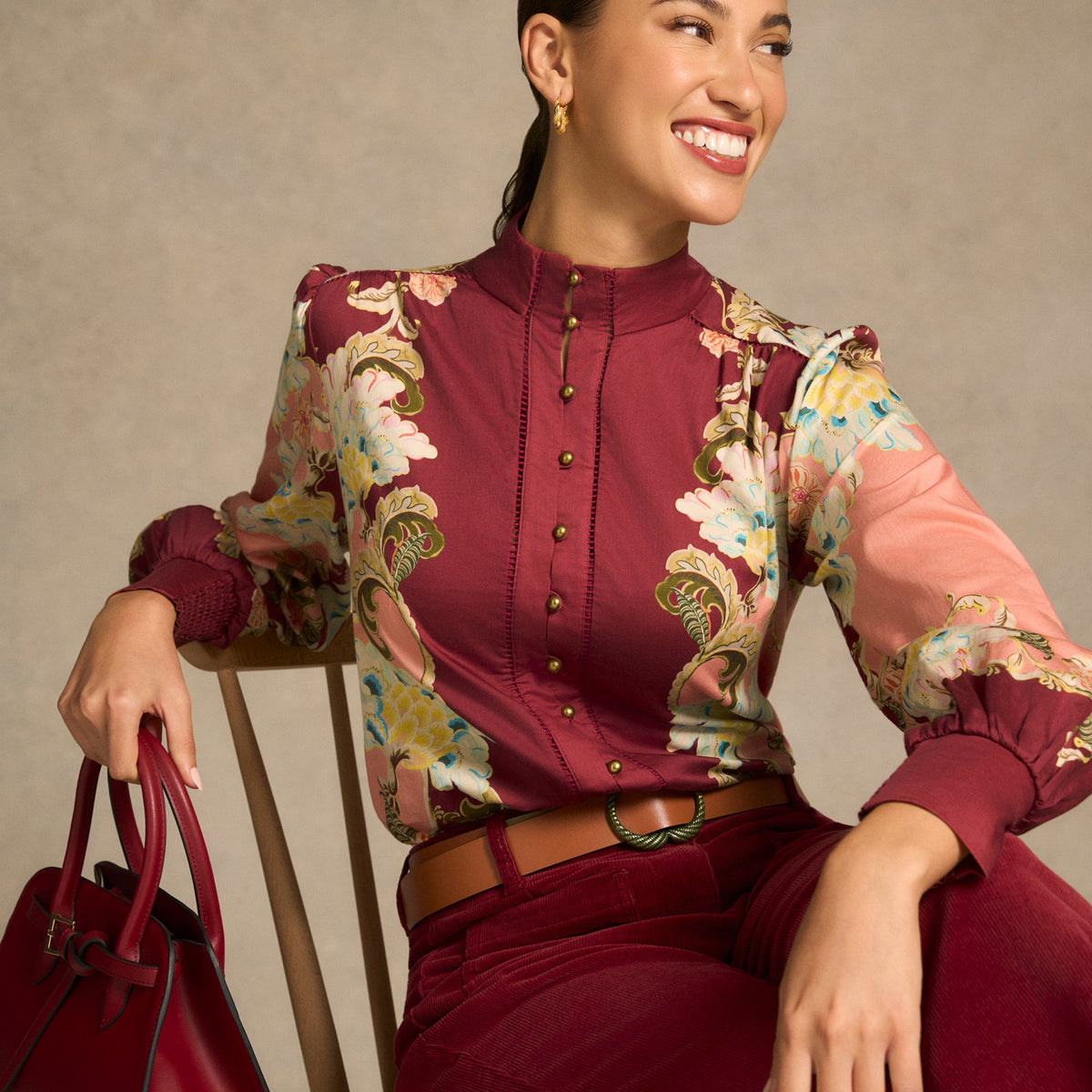 Rococo Shirt - Baroque Print – Blue Illusion
