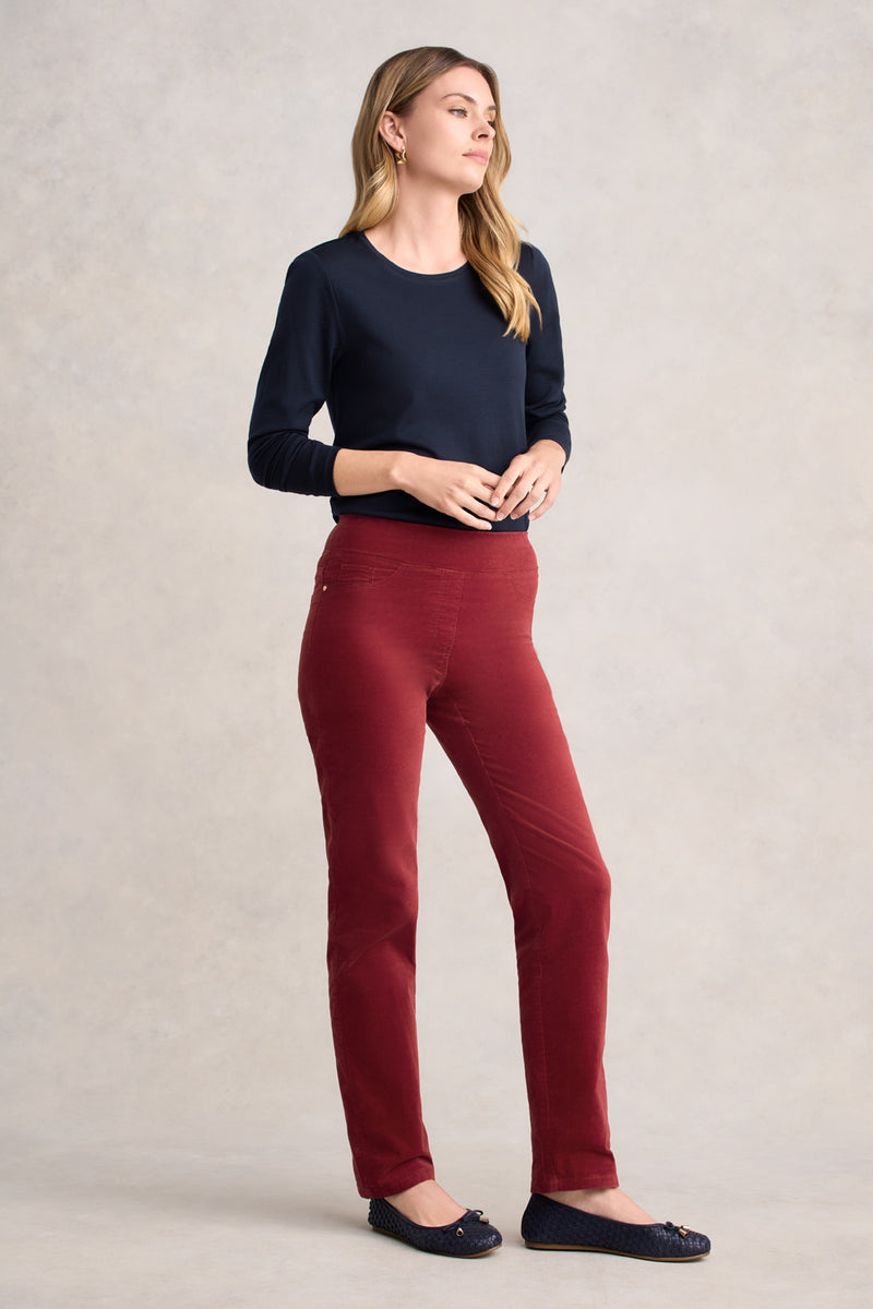 Bengajean® Velvet Straight Leg - Scarlet – Blue Illusion