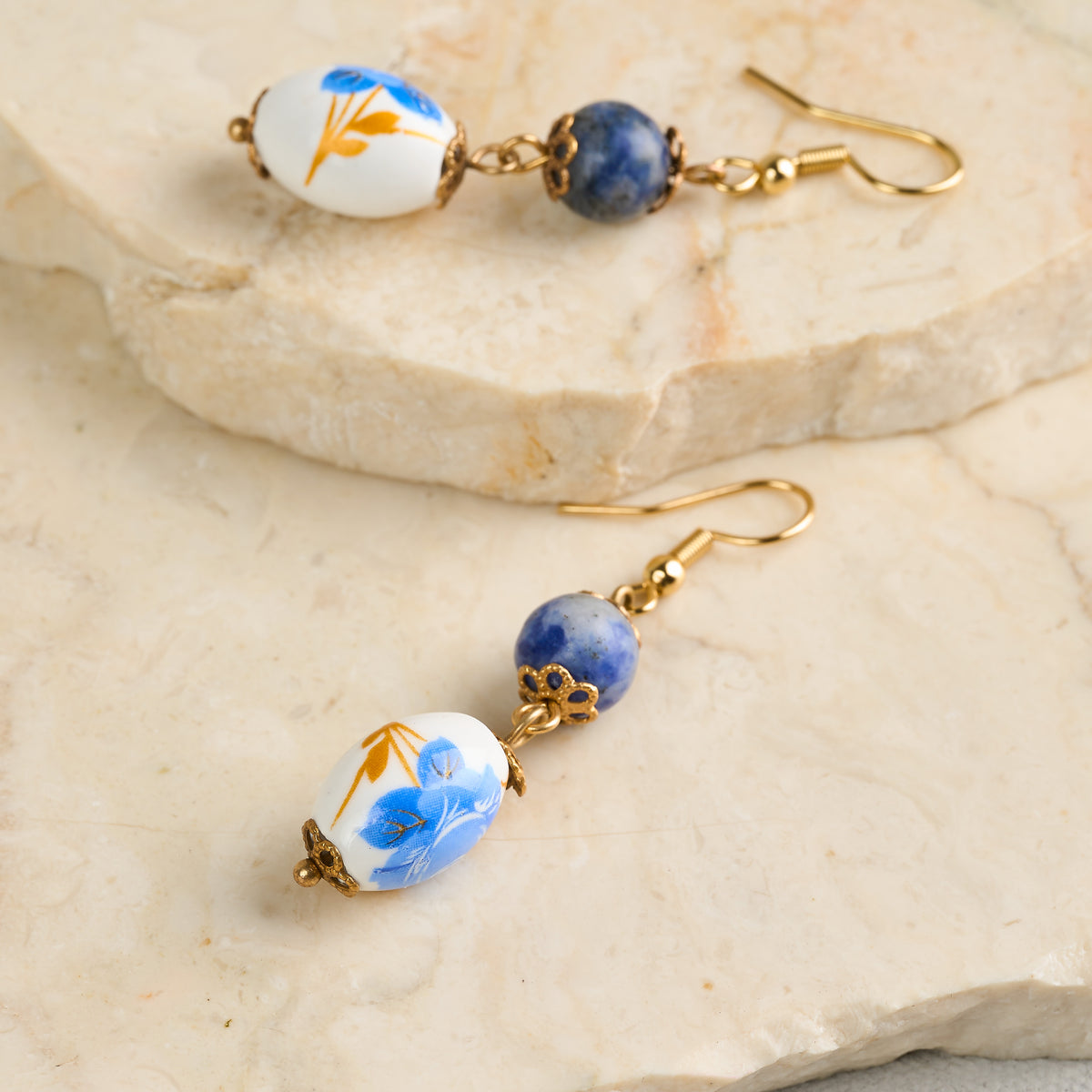 Mixed Stone Droplets - Blue Multi – Blue Illusion