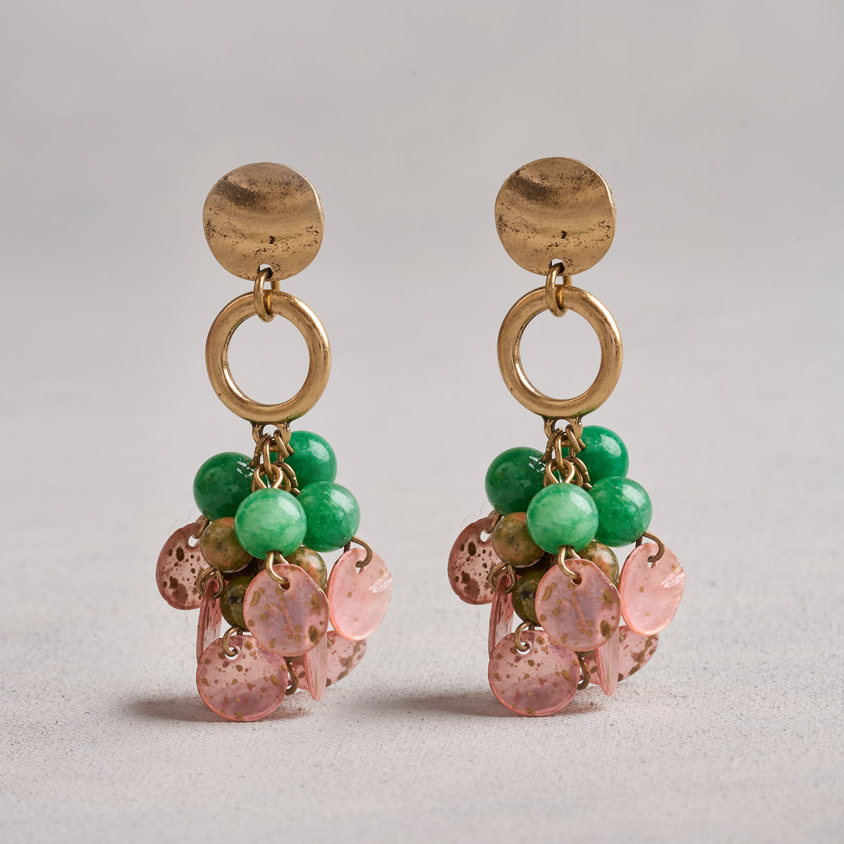 Cluster Earrings - Multicolour – Blue Illusion
