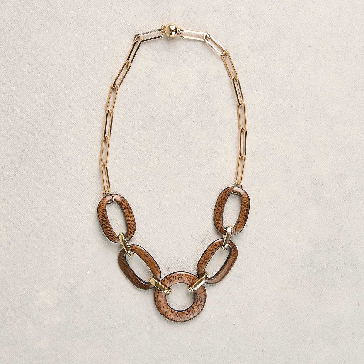 Mixed Link Necklace - Gold – Blue Illusion