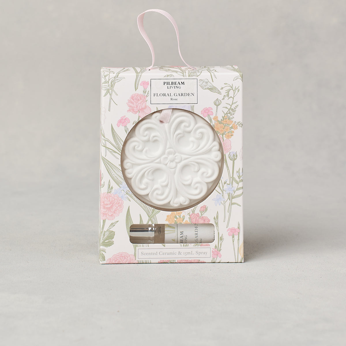 Floral Garden Ceramic Disc – Blue Illusion