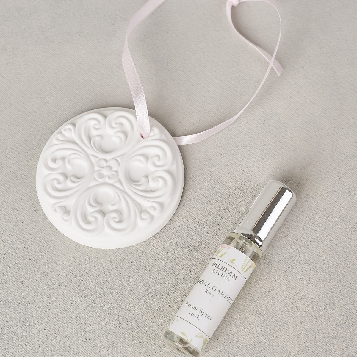 Floral Garden Ceramic Disc – Blue Illusion