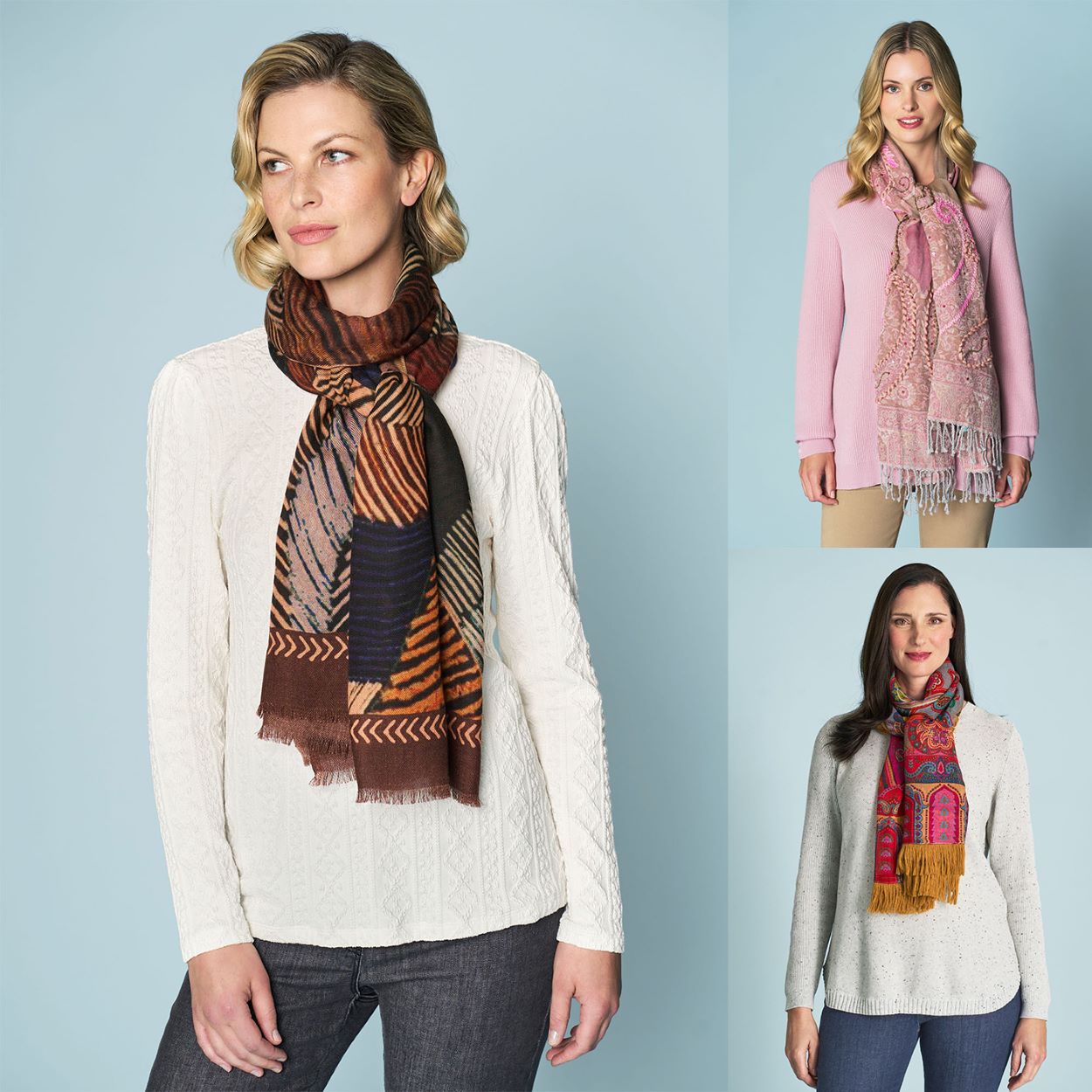 How to Style Your Scarf à la Française – Blue Illusion