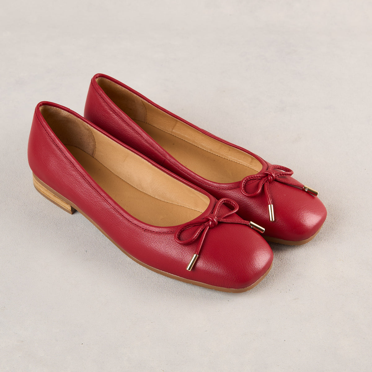 Alice Ballet Flat - Red – Blue Illusion