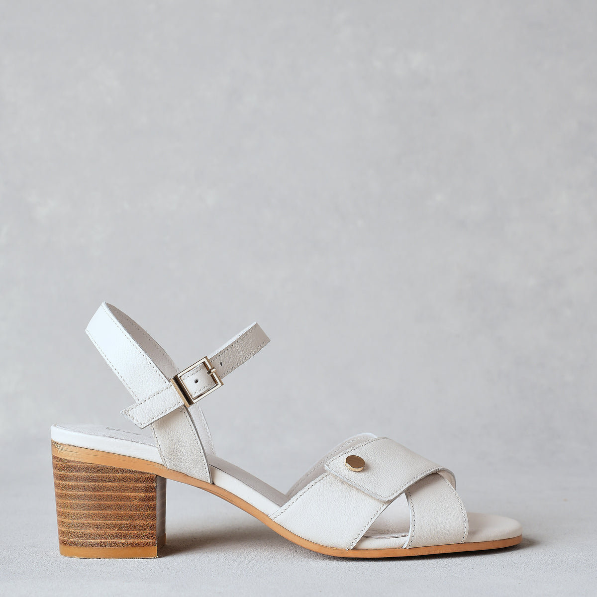 Elodie Heel – Cream – Blue Illusion