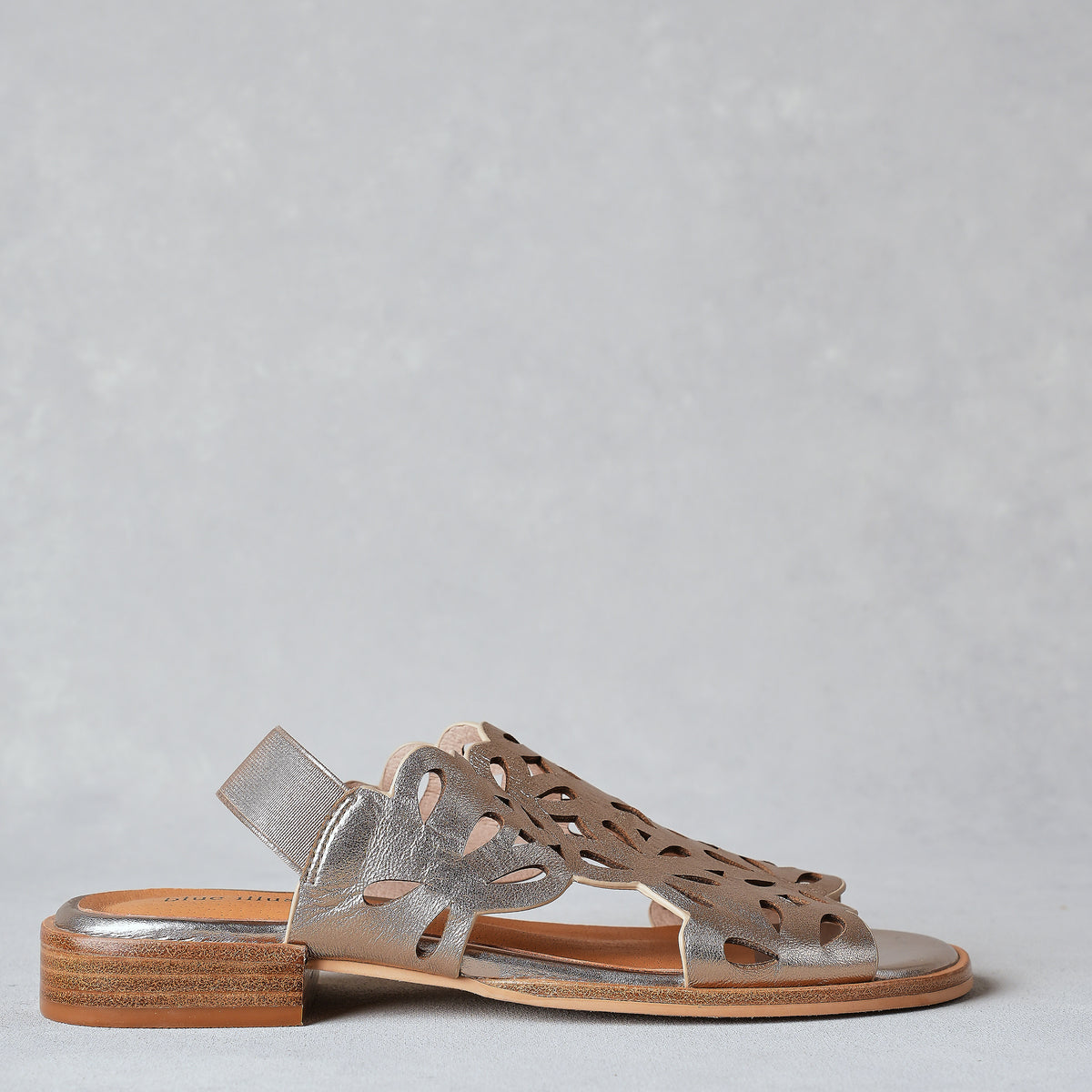 Clara Cut Out Sandal - Pewter – Blue Illusion