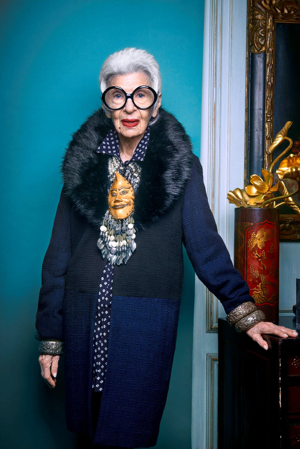 Remembering Iris Apfel – Blue Illusion