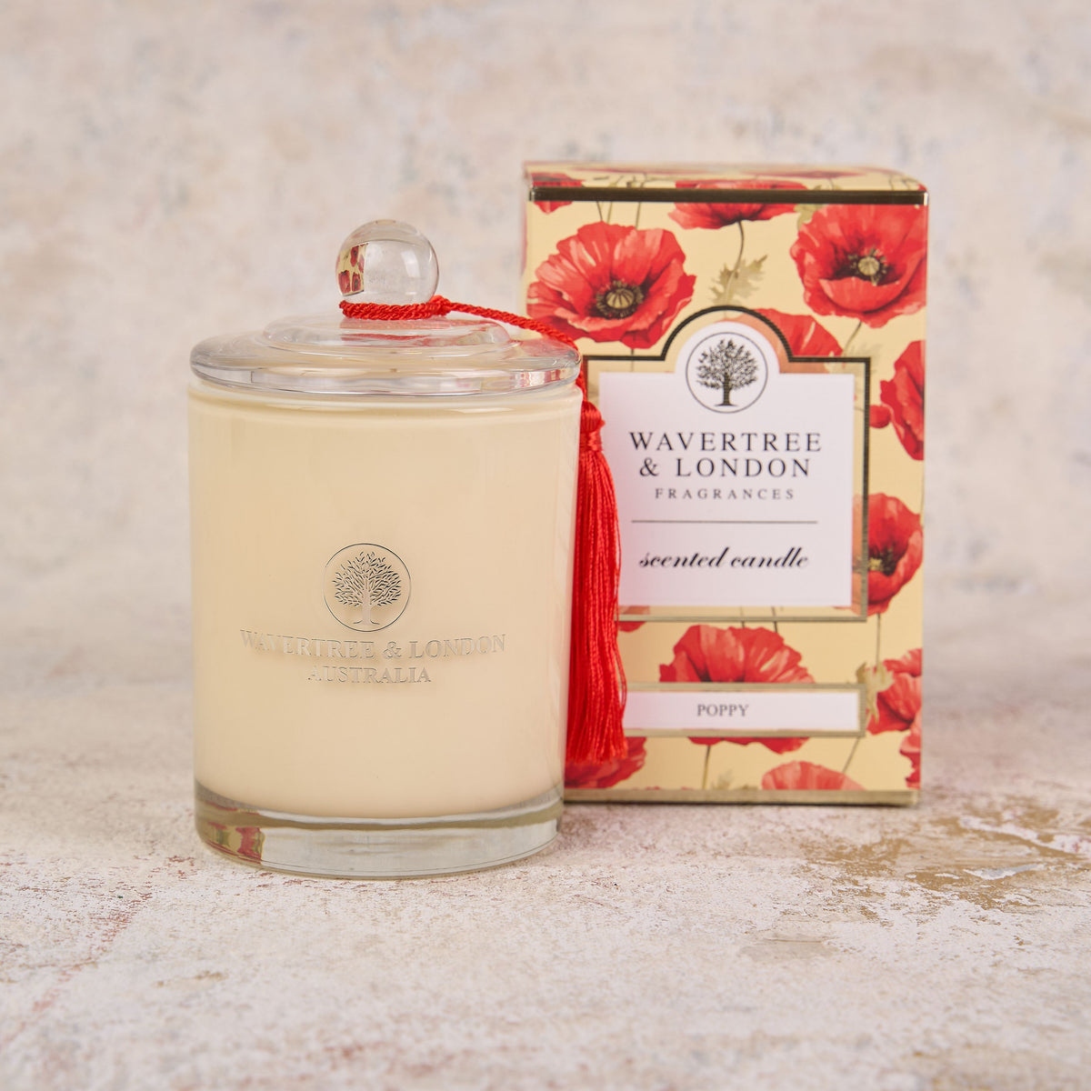 Wavertree Poppy Candle – Blue Illusion